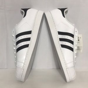 adidas | Shoes | New Adidas Superstar White Black Stripes Sneakers ...